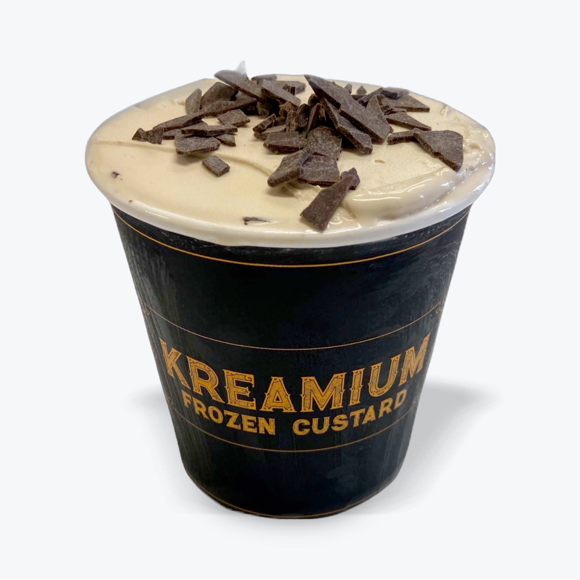 Espresso Cocoa Flake Pint | Kreamium Frozen Custard
